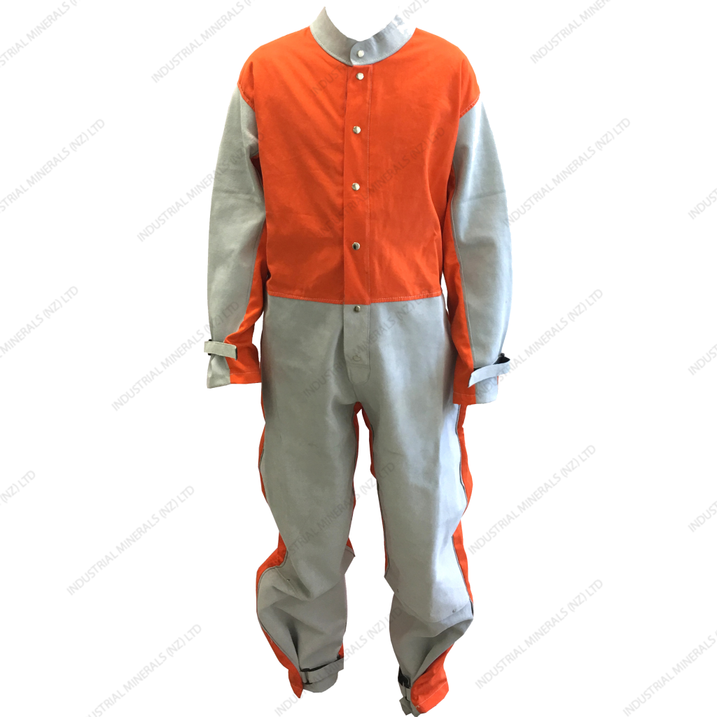 Flame Retardant Leather Overalls – Industrial Minerals (NZ) Ltd